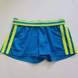 adidas | Shorts | Blue And Yellow Running Shorts | Poshmark